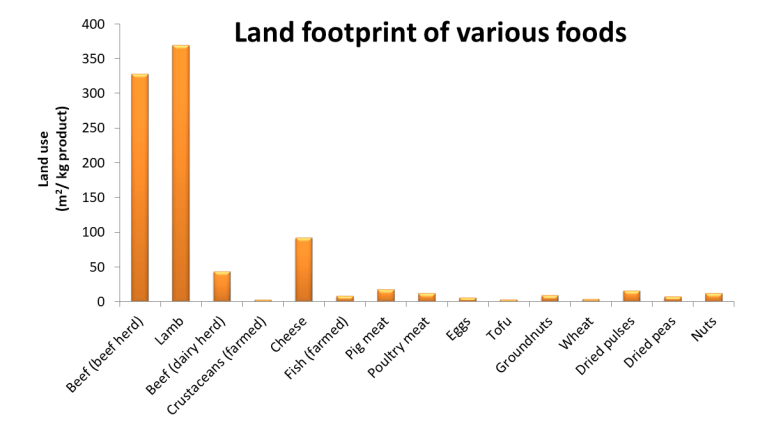 The environmental footprints of meat and other foods – The Green Stars ...